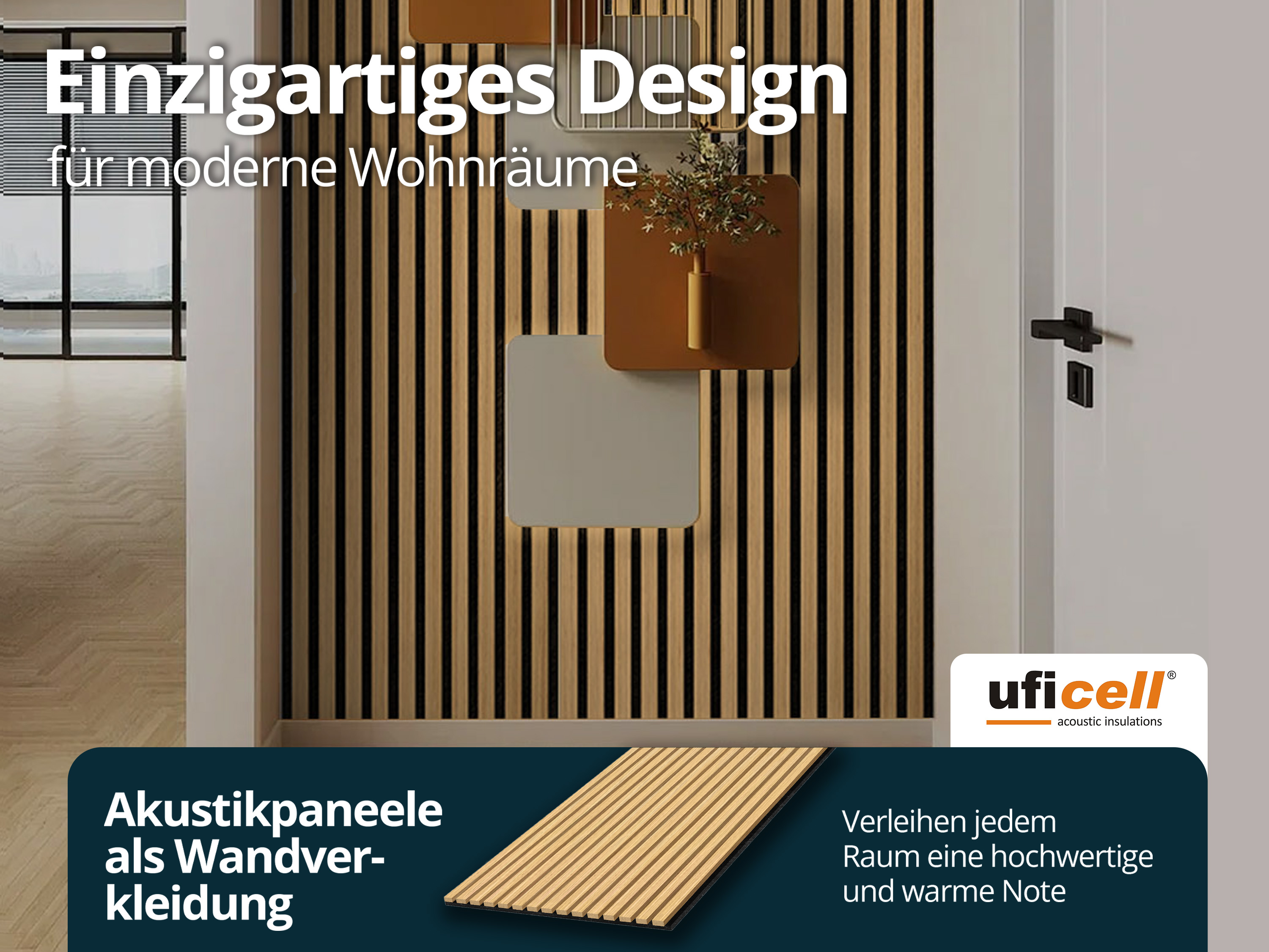 Akustikpaneele als Wandverkleidung direkt vom Hersteller