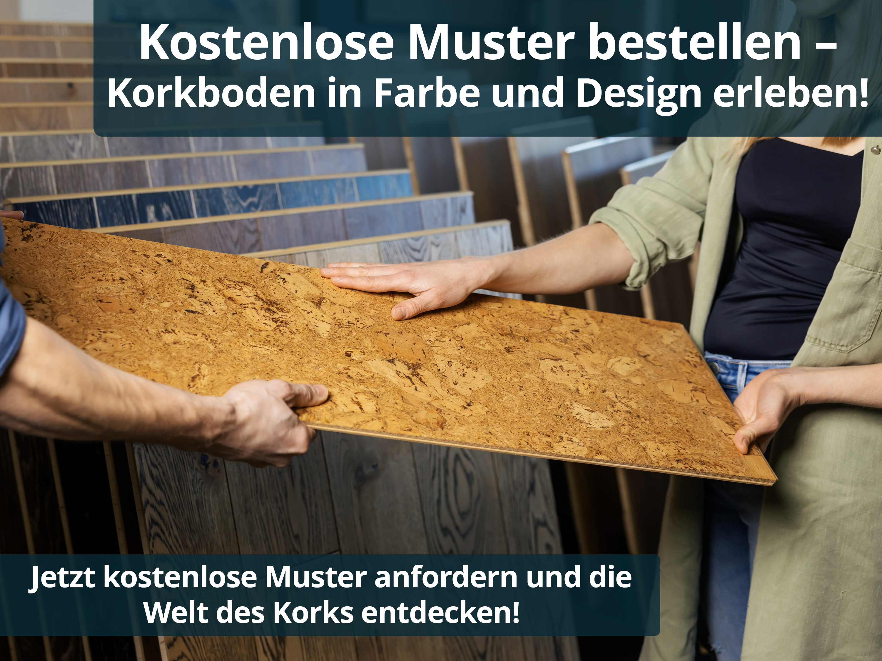 TRECOR Klick Korkboden Stilo - 10 mm Stark - Farbe: Natur Oberfläche ...